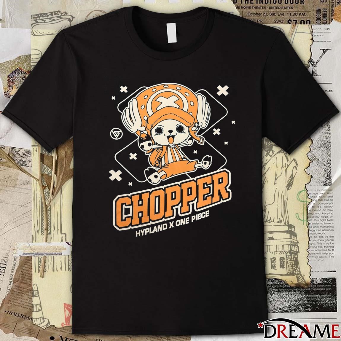 Official Chopper Hypland x One Piece 2024 Painting t-shirt, hoodie, sweater, long sleeve and ...