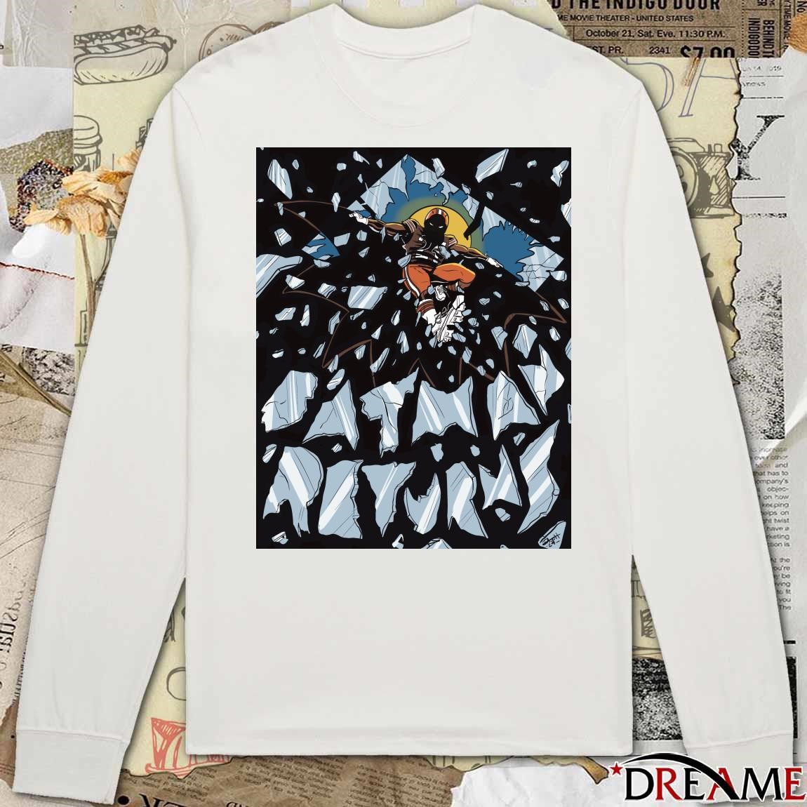 Official Cleveland Browns Nick Chubb drawing Batman Returns Poster t ...