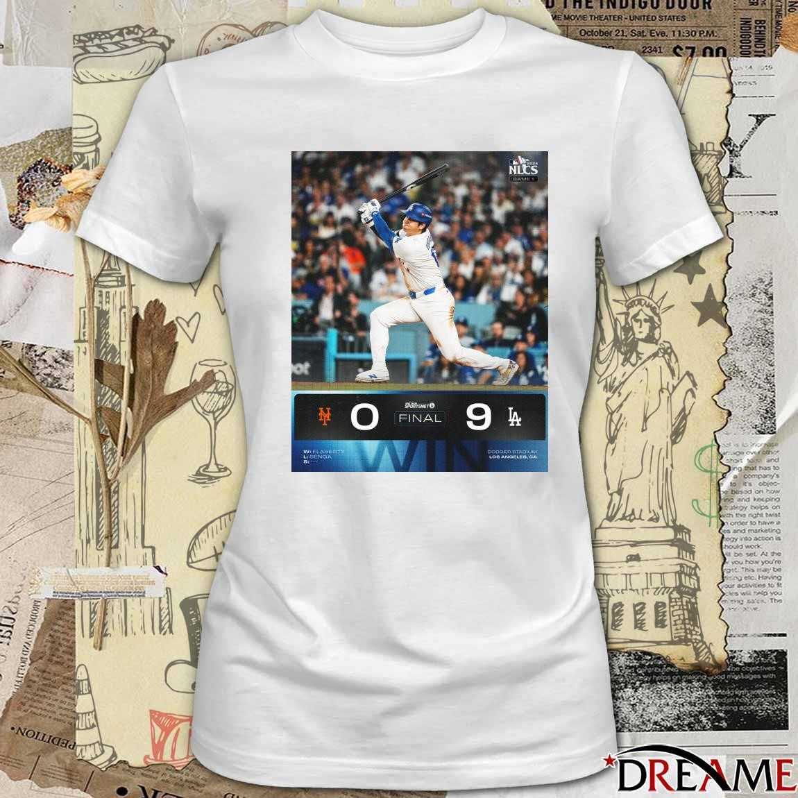 Official Final New York Mets 0 - 9 Los Angeles Dodgers MLB 2024 NLCS ...