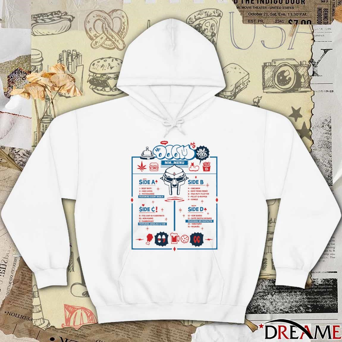 Official MF Doom Doom's Diner 2024 t-shirt, hoodie, sweater, long ...