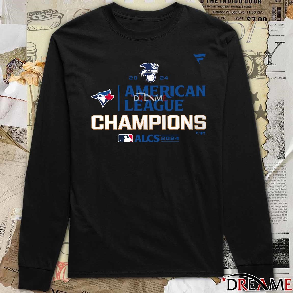Official MLB Toronto Blue Jays 2024 ALCS American League Champions Locker Room t-shirt, hoodie ...