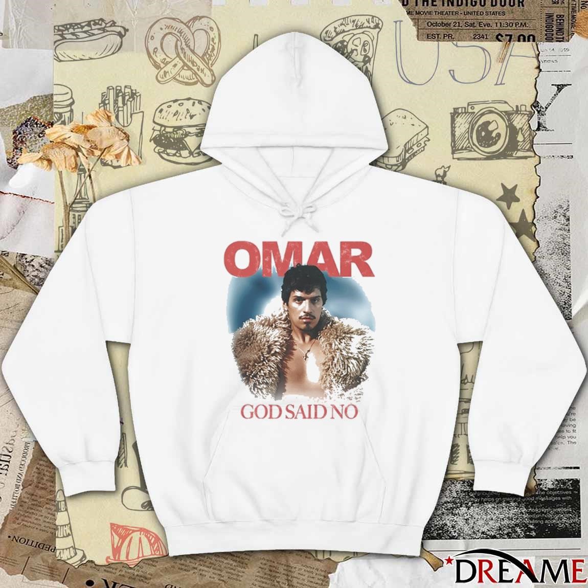 Official Omar Apollo Tour 2024 Portrait t-shirt, hoodie, sweater, long ...