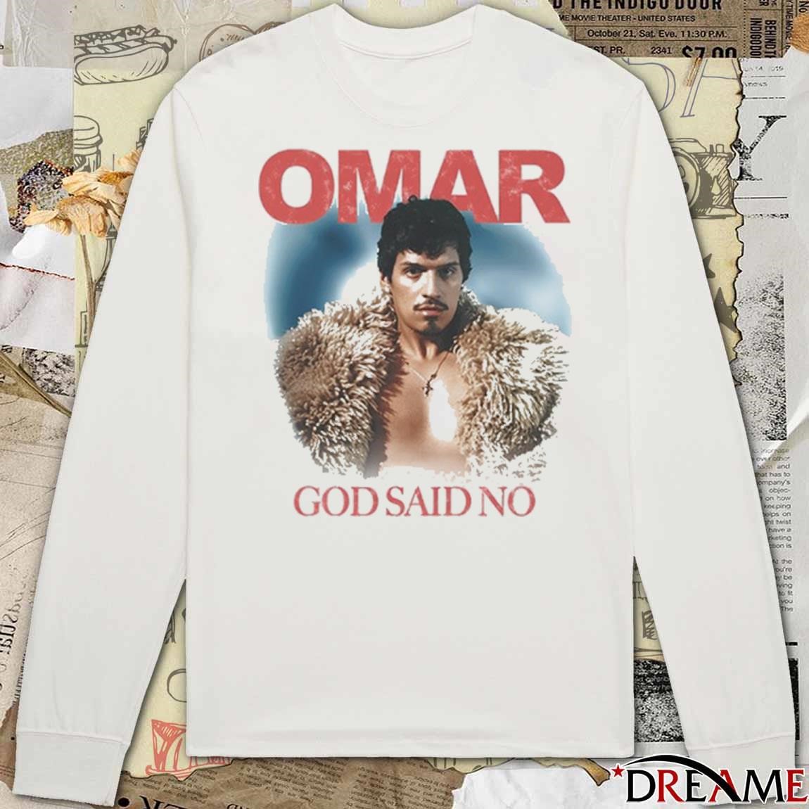 Official Omar Apollo Tour 2024 Portrait t-shirt, hoodie, sweater, long ...