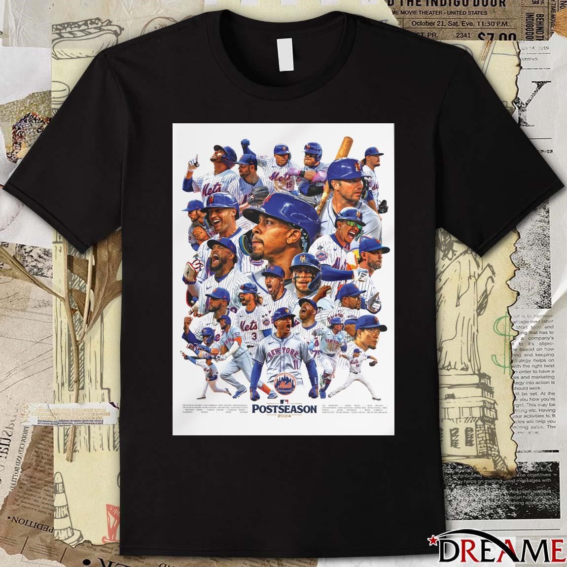 Official Poster New York Mets MLB To Commemorate The 2024 Postseason ...