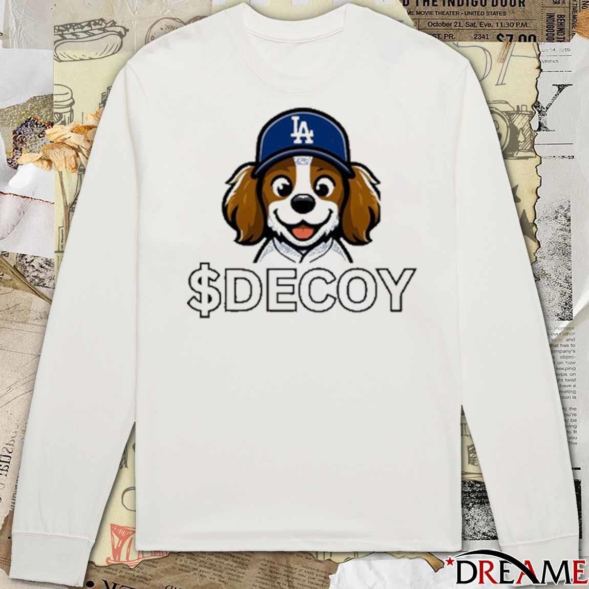 Official Shohei Ohtani Los Angeles Dodgers MLB Dog Decoy t-shirt ...