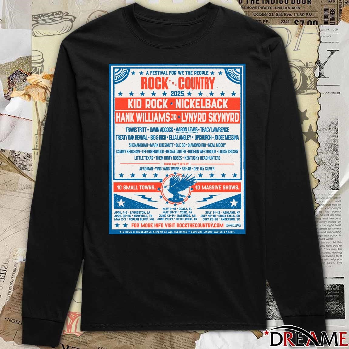 Official A Festival For We The People Rock The Country 2025 Kid Rock ...