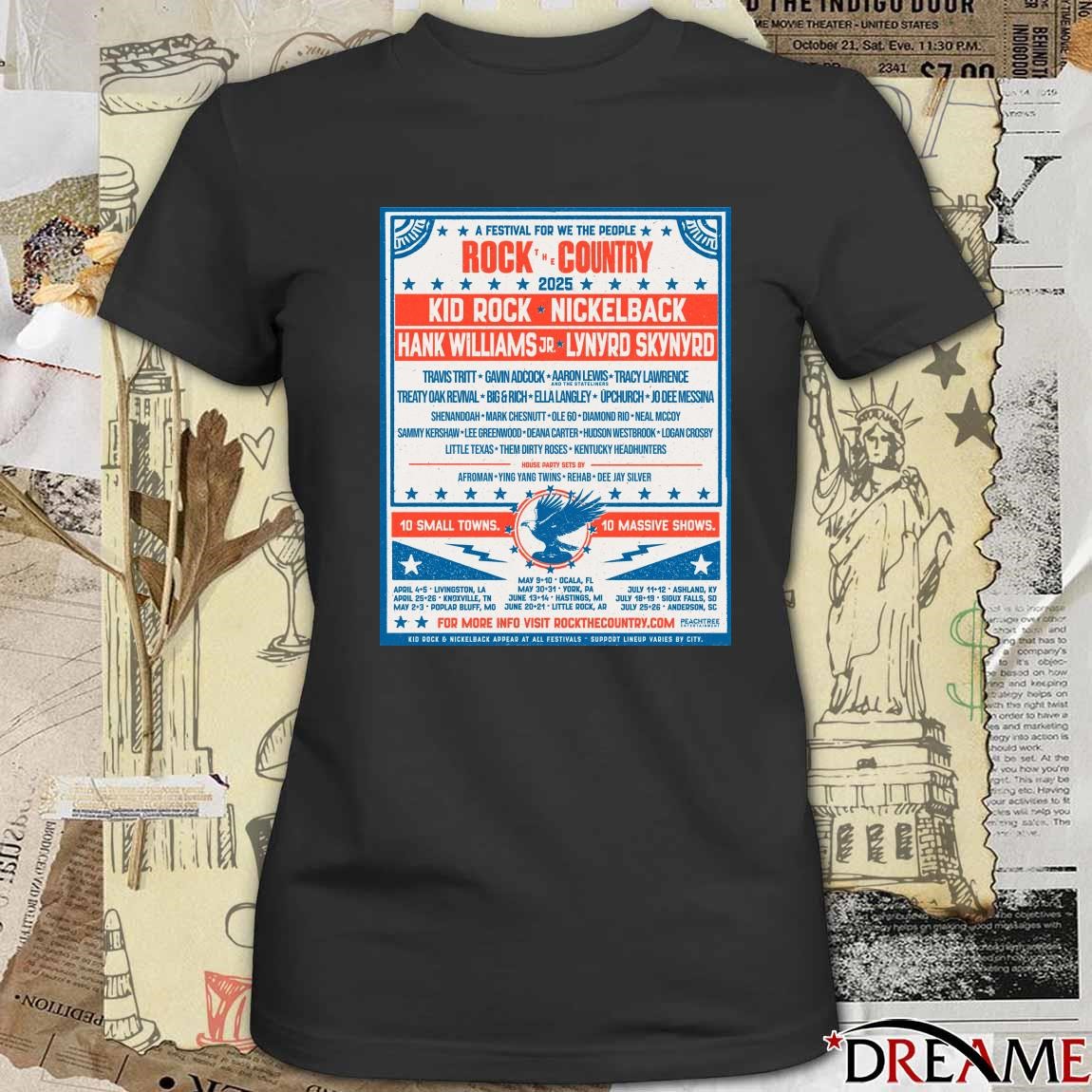 Official A Festival For We The People Rock The Country 2025 Kid Rock ...