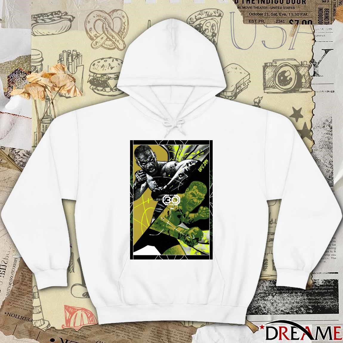 Official Bones Vs Stipe UFC 30 Years Make This 295 Poster One Year Ago ...