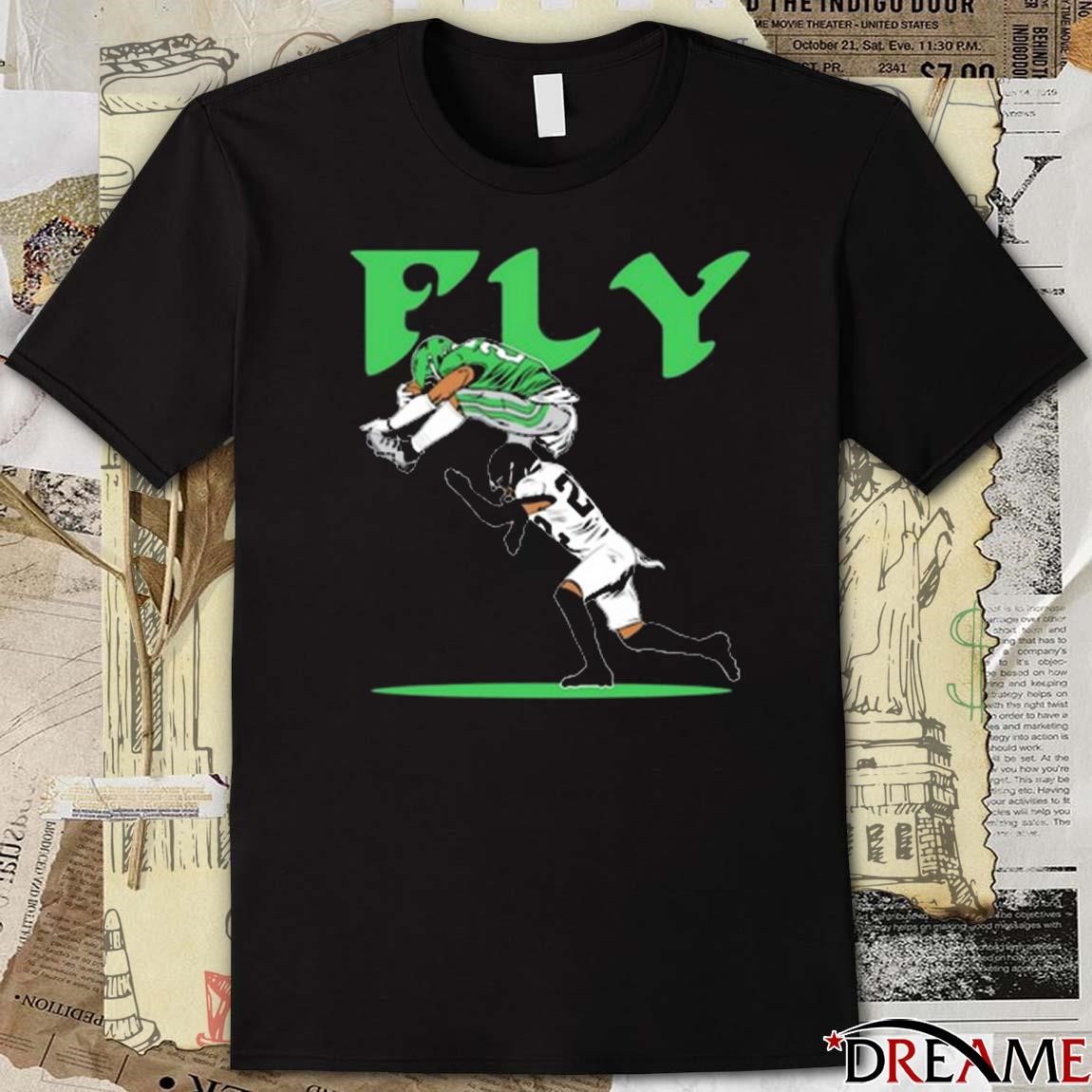 Official FLY Philly Saquon Barkley No-Look Hurdle Philadelphia Eagles NFL t-shirt, hoodie ...