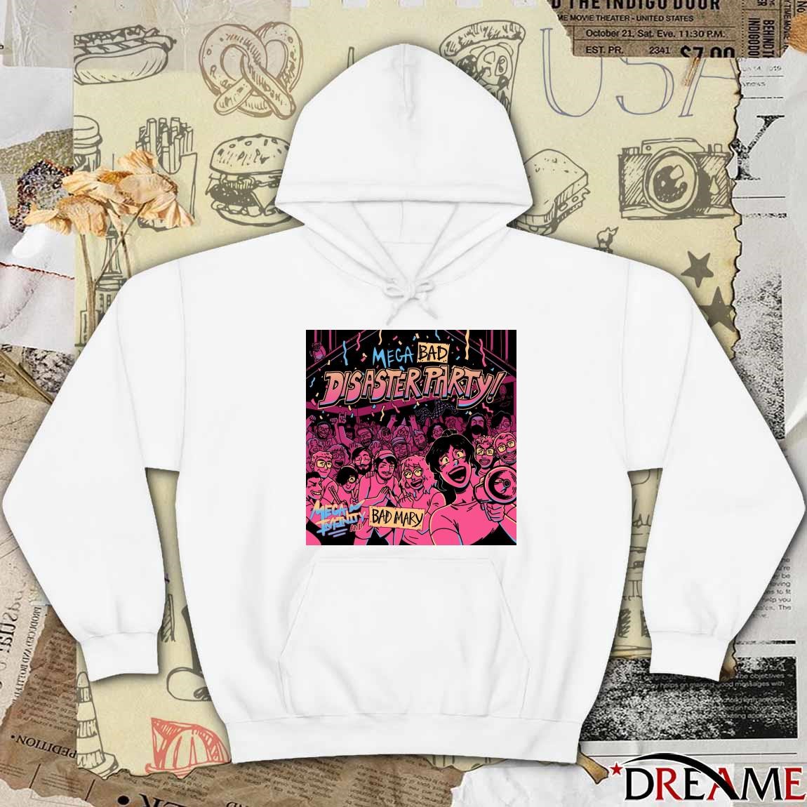 Official Mega Bad Disaster Party Mega Infinity And Bad Mary Poster t ...