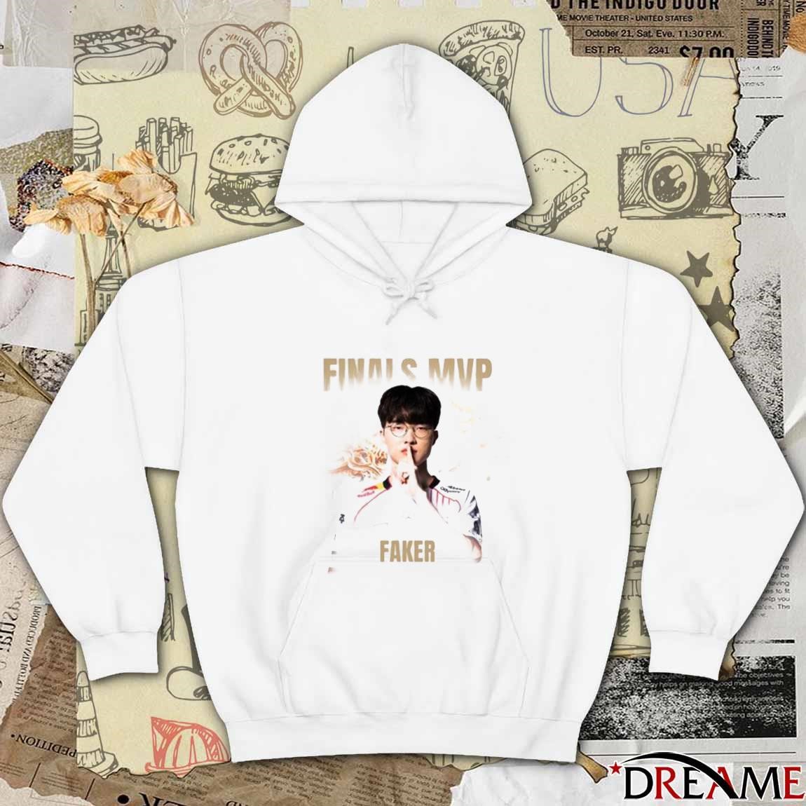 Official SKT T1 Faker Finals MVP League Of Legends Worlds 2024 Champions t-shirt, hoodie ...