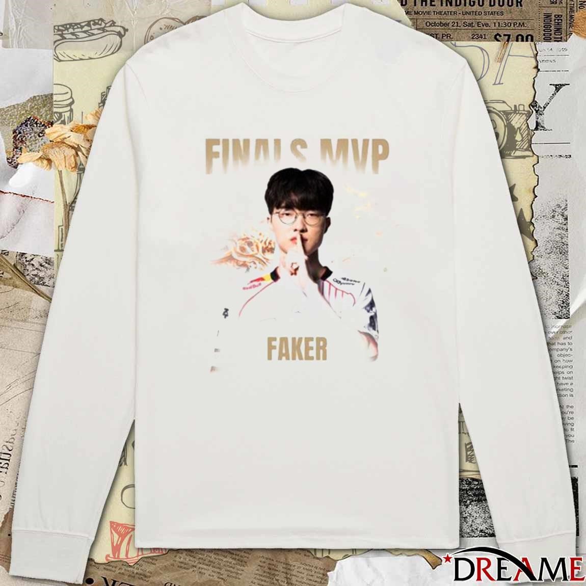 Official SKT T1 Faker Finals MVP League Of Legends Worlds 2024 Champions t-shirt, hoodie ...