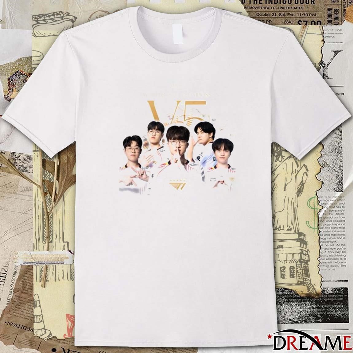 Official SKT T1 League Of Legends Worlds 2024 Champions Our Time Our ...