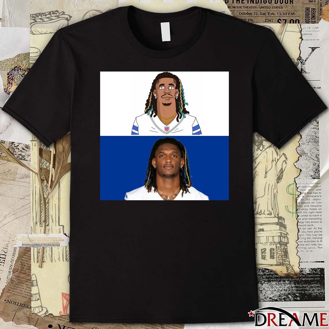 Official CeeDee Lamb Dallas Cowboys The Simpsons And The NFL Collide ...