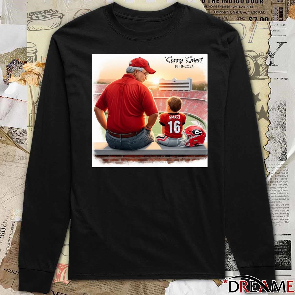 Official Brock Bowers RIP Sonny Smart 1948-2025 t-shirt, hoodie, sweater, long sleeve and tank top