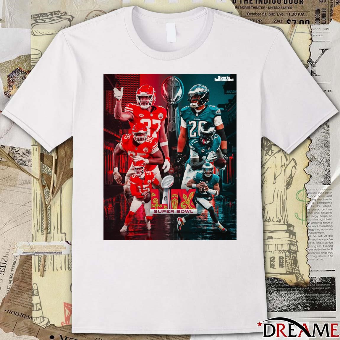 Official Kansas City Chiefs Vs Philadelphia Eagles Super Bowl LIX ...