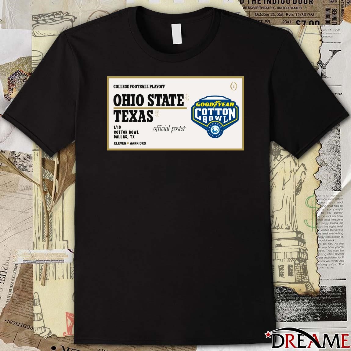 Official Ohio State Buckeyes Vs Texas Longhorns 1 10 25 Goodyear ...