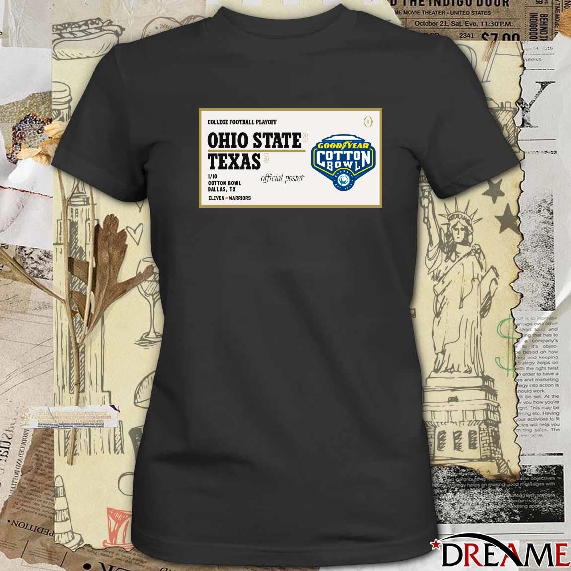 Official Ohio State Buckeyes Vs Texas Longhorns 1 10 25 Goodyear ...