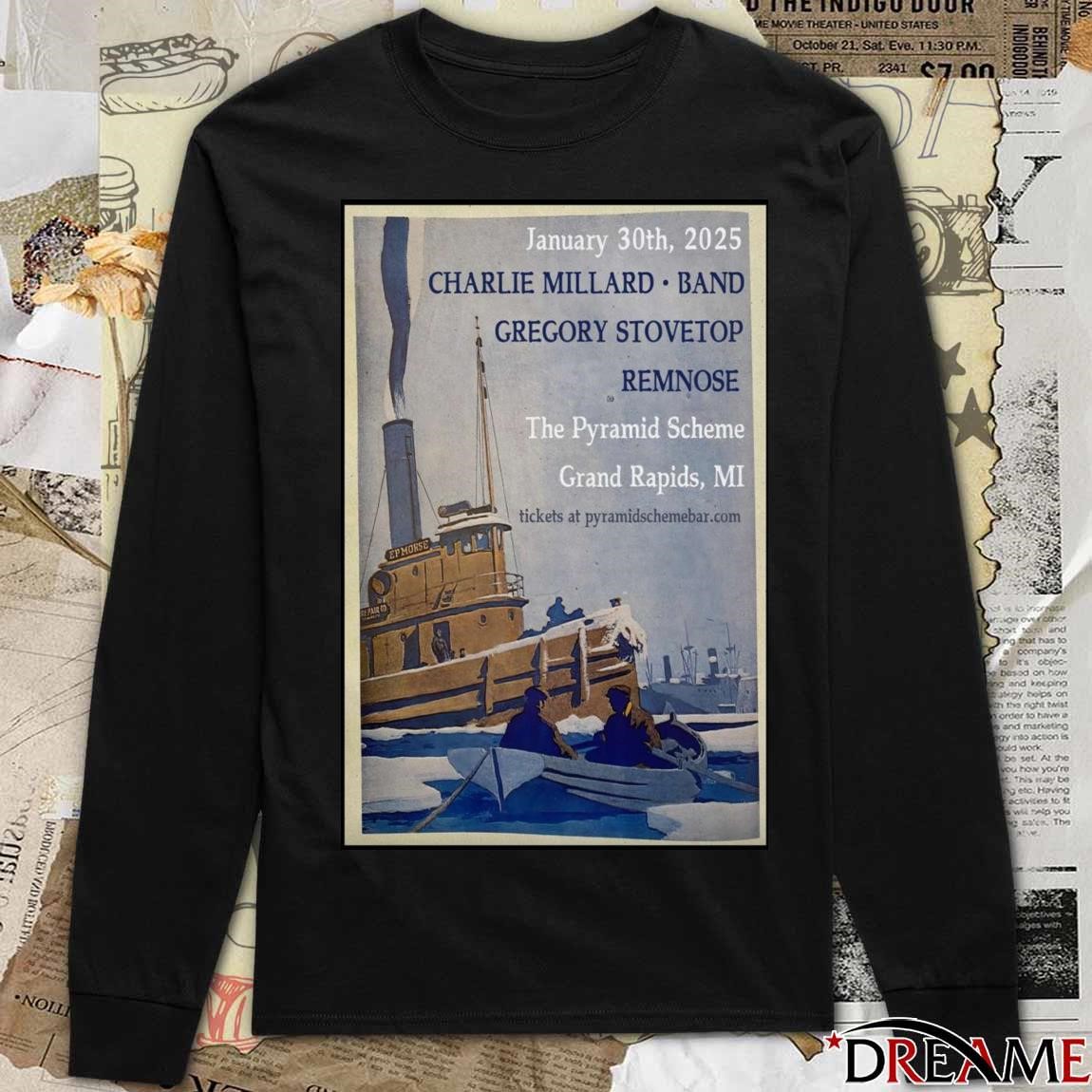 Official Poster Charlie Millard Band Grand Rapids MI January 30 2025 t ...