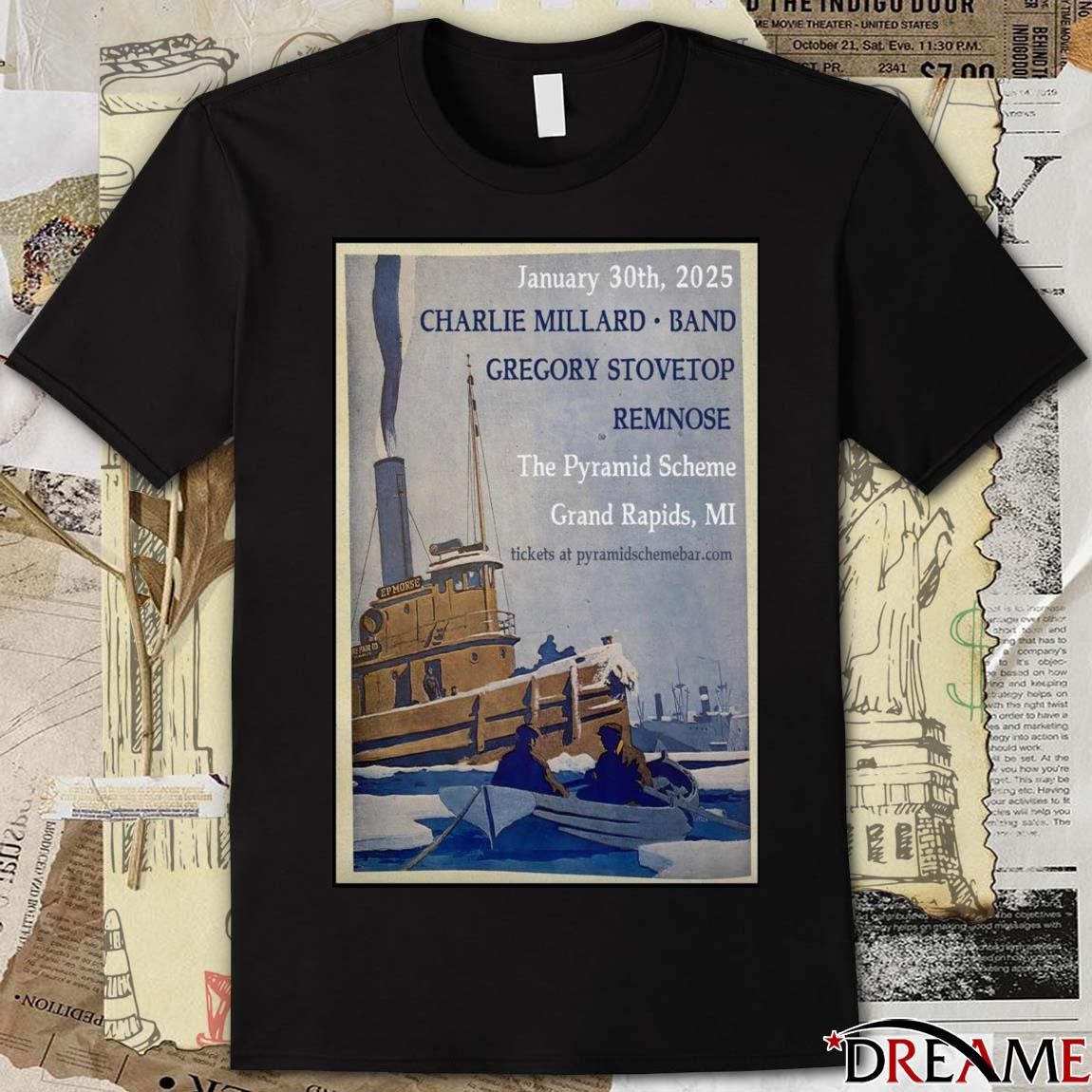 Official Poster Charlie Millard Band Grand Rapids MI January 30 2025 t ...