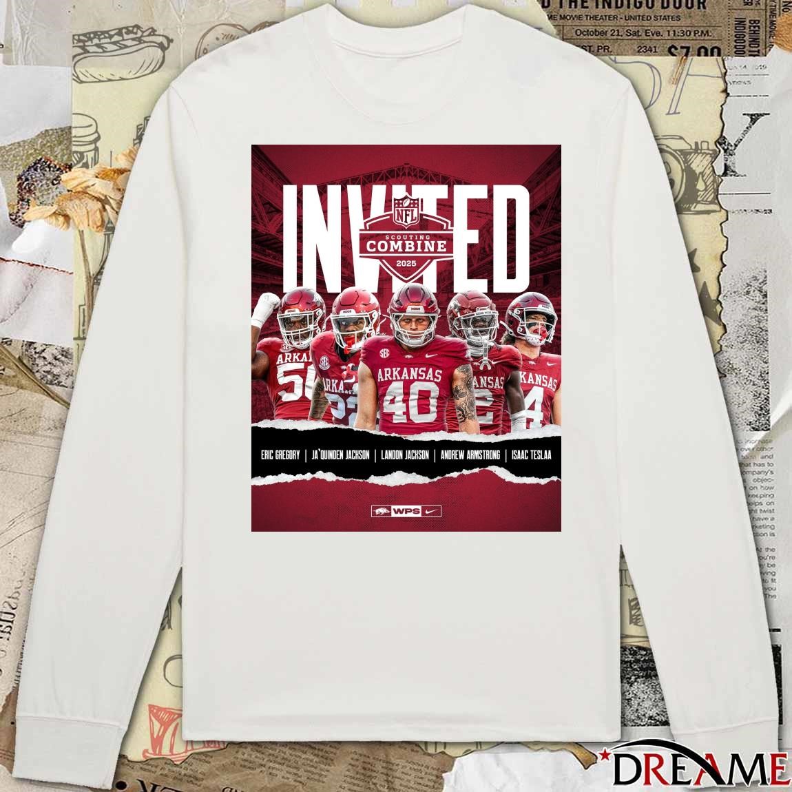 Official Arkansas Razorback Football Eric Gregory Ja’Quinden Jackson ...