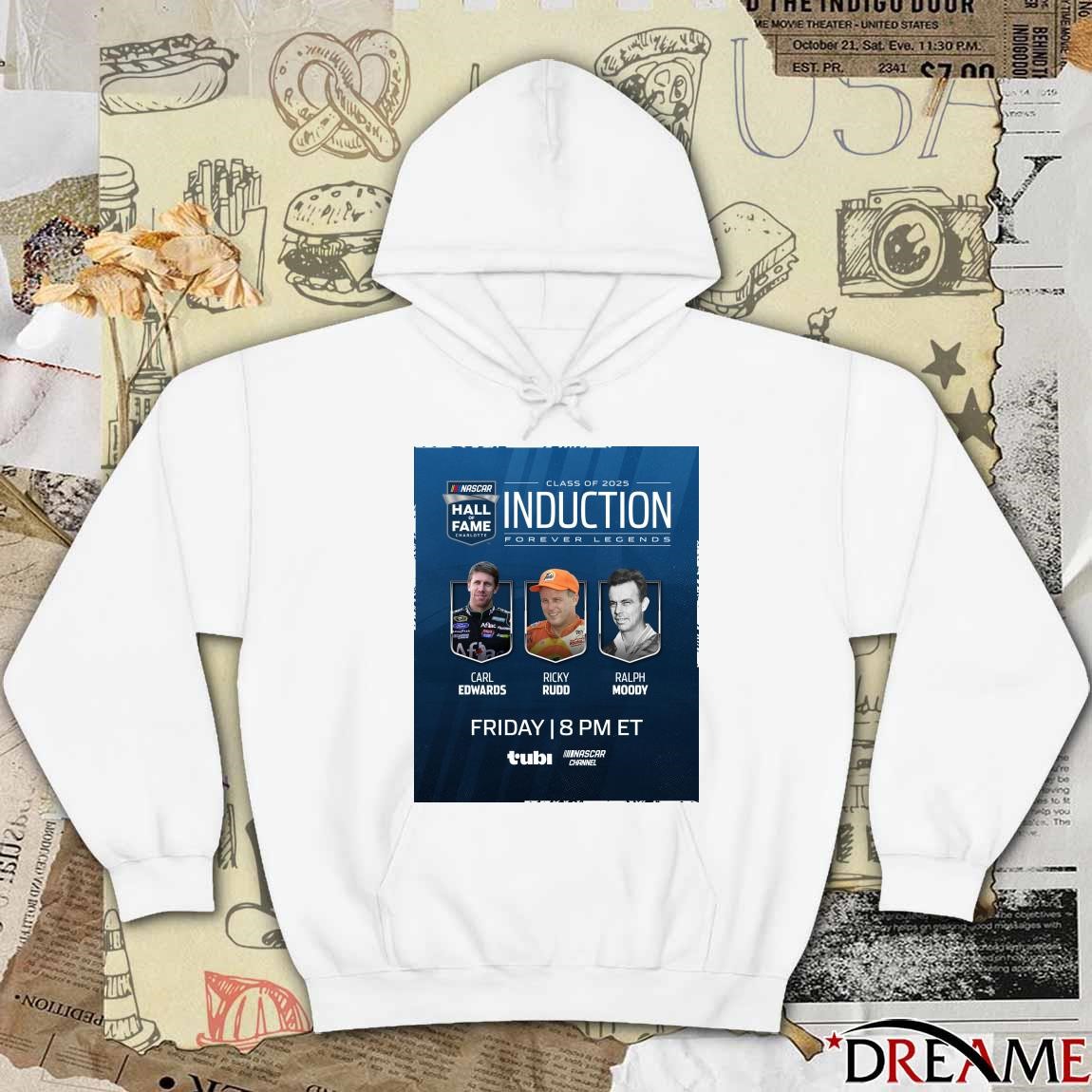 Official Carl Edwards Ricky Rudd and Ralph Moody NASCAR Hall Of Fame ...