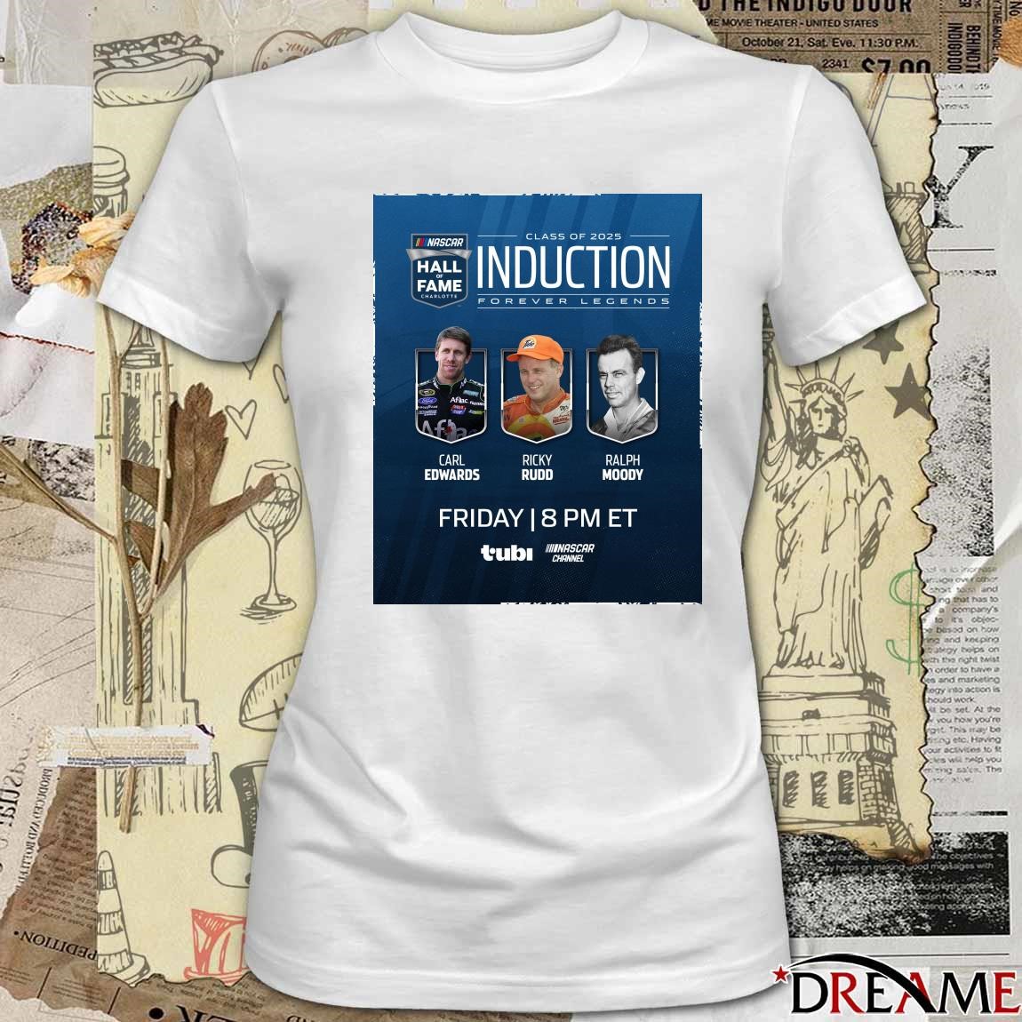 Official Carl Edwards Ricky Rudd and Ralph Moody NASCAR Hall Of Fame ...