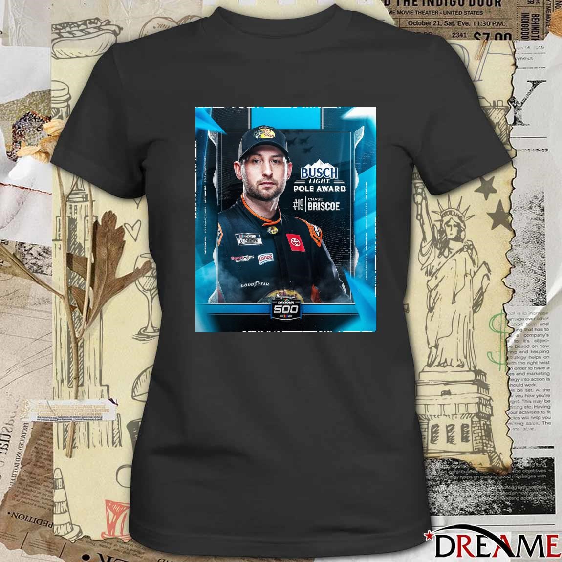 Official NASCAR Busch Light Pole Award Chase Briscoe #19 Daytona 500 ...