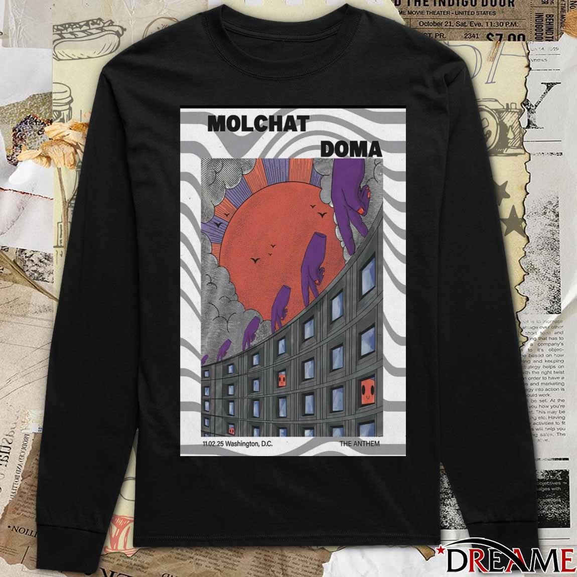 Official Poster Molchat Doma At The Anthem In Washington DC On 11 02 2025 Tour t-shirt, hoodie ...