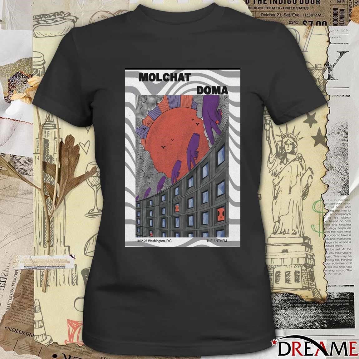 Official Poster Molchat Doma At The Anthem In Washington DC On 11 02 2025 Tour t-shirt, hoodie ...