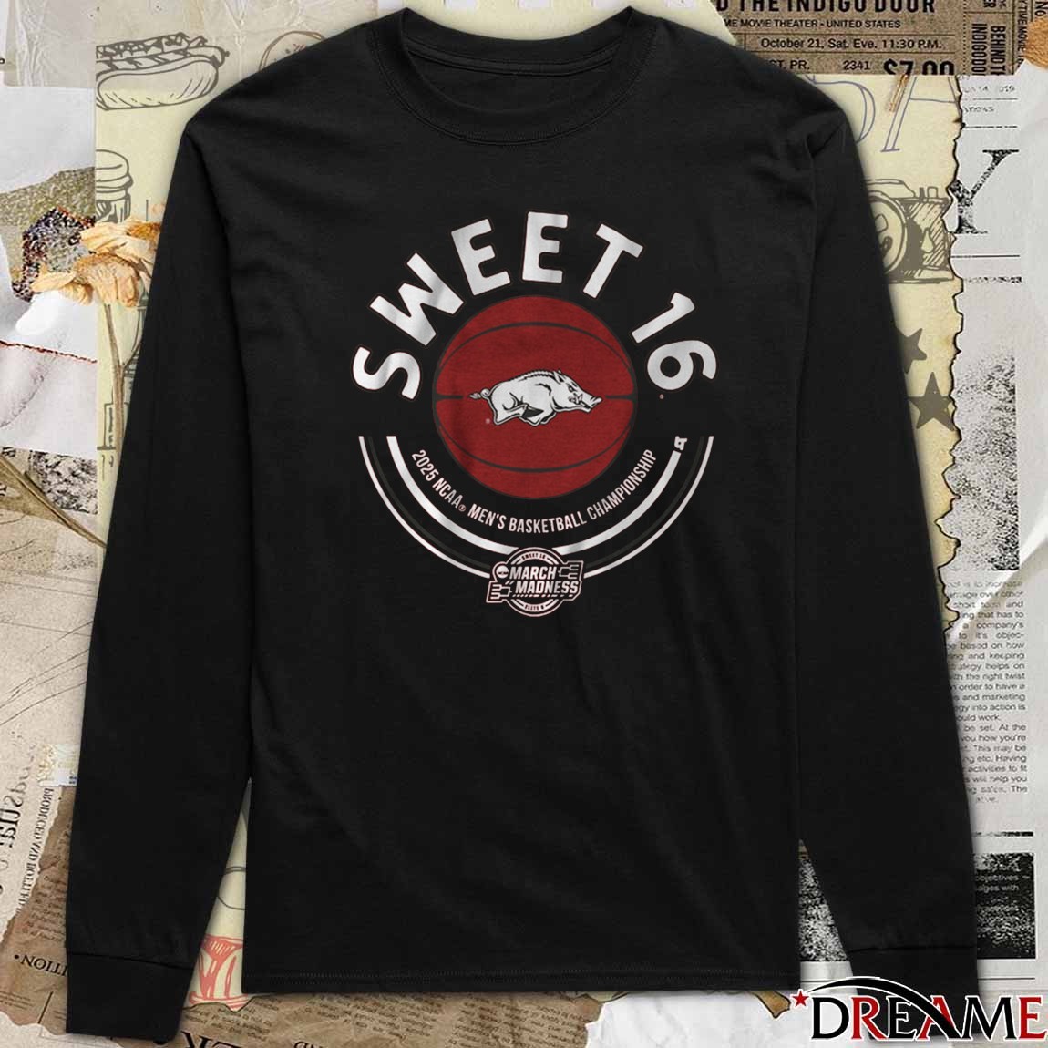 Official Arkansas Razorbacks Basketball Sweet 16 NCAA Men's Basketball ...