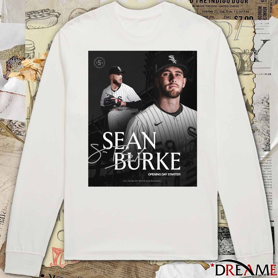 Official Chicago White Sox Sean Burke 2025 MLB Opening Day Starter 125 ...