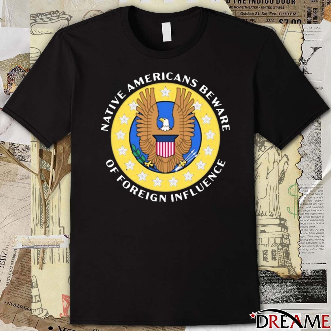 Official Logan Hall Native Americans Beware Of Foreign Influence New t ...