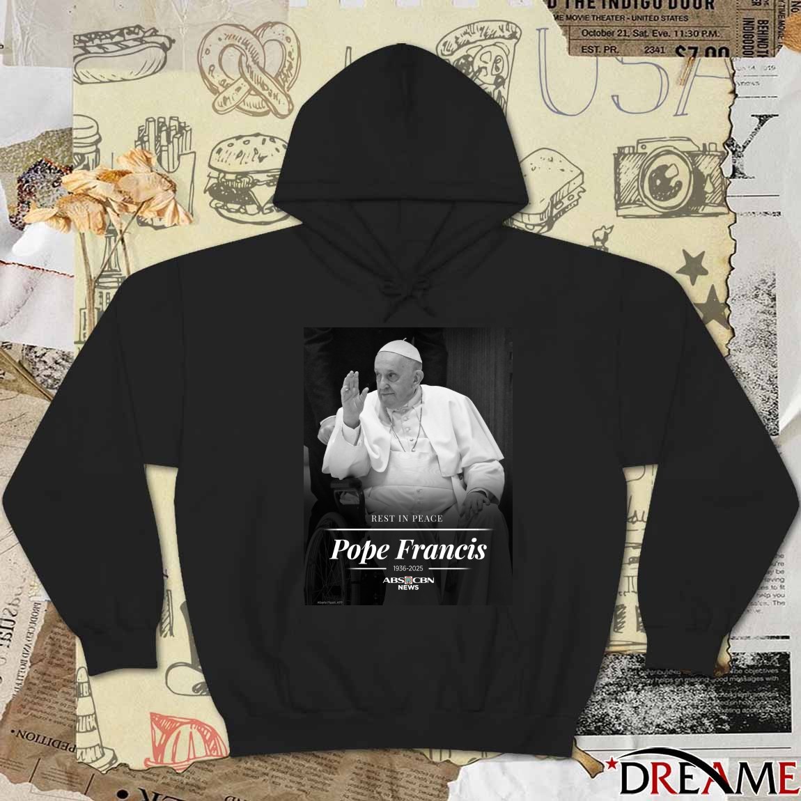Official ABS-CBN News Rest In Peace Pope Francis 1936-2025 Poster t ...