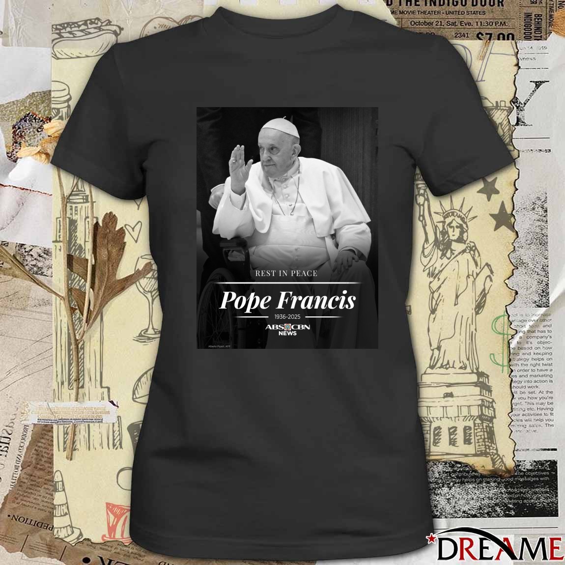 Official ABS-CBN News Rest In Peace Pope Francis 1936-2025 Poster t ...