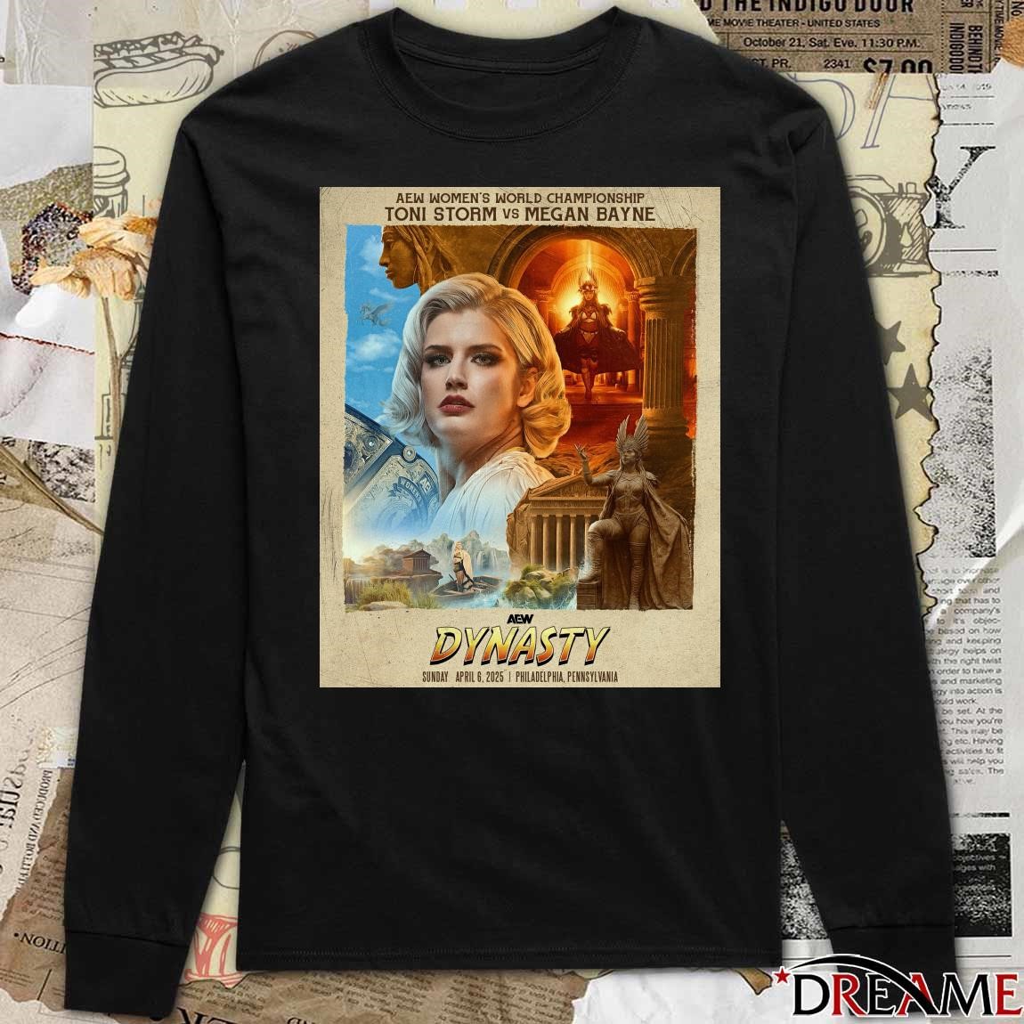 Official AEW Dynasty Women's World Championship Toni Storm vs Megan ...