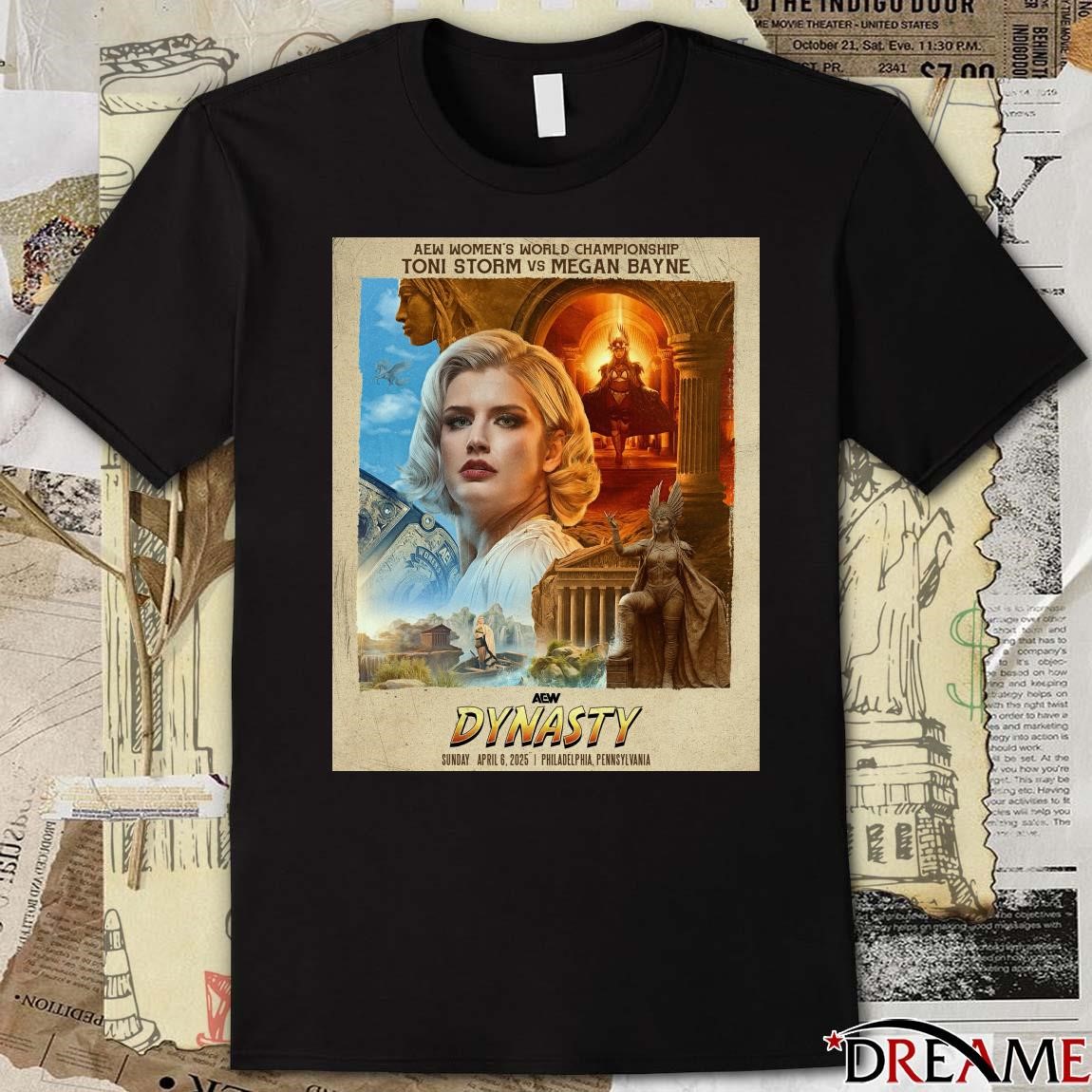 Official AEW Dynasty Women's World Championship Toni Storm vs Megan ...