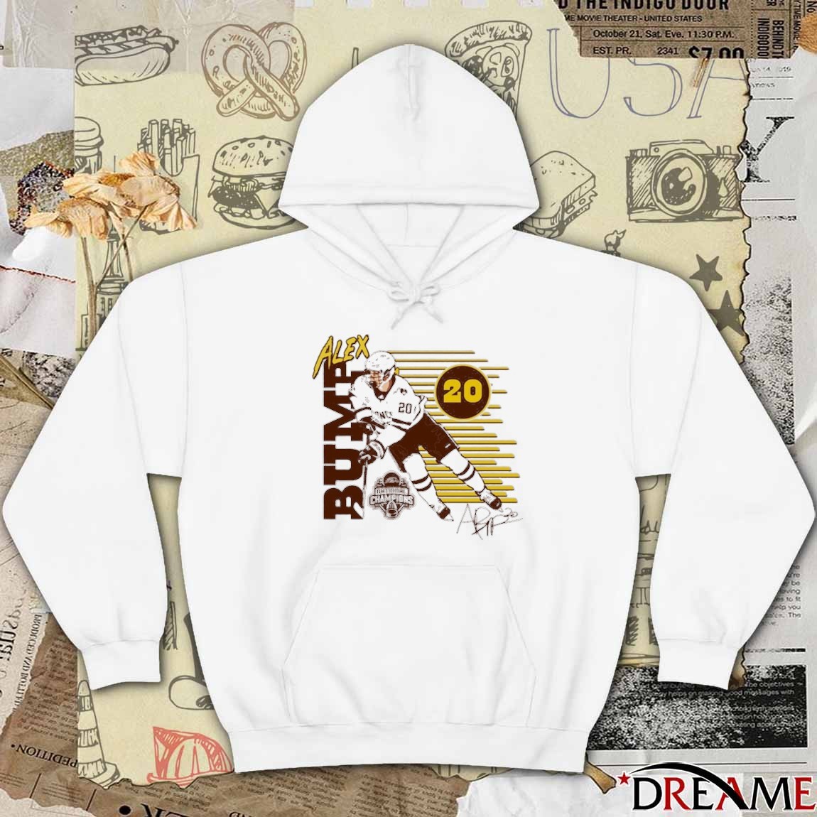 Official Alex Bump Western Michigan Broncos 2025 NCAA Men's Hockey ...