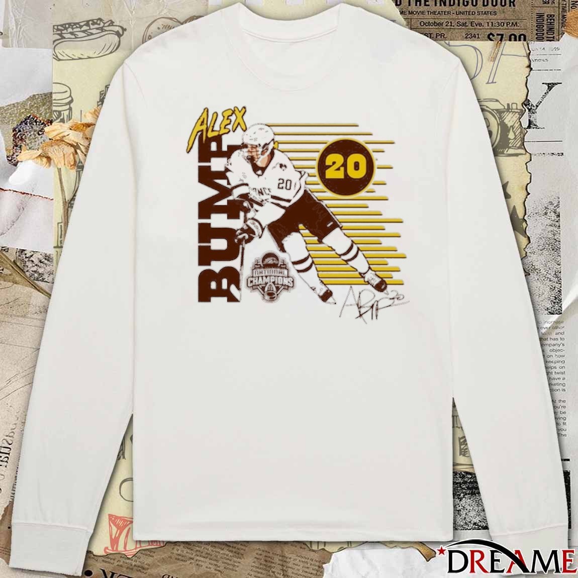 Official Alex Bump Western Michigan Broncos 2025 NCAA Men's Hockey ...