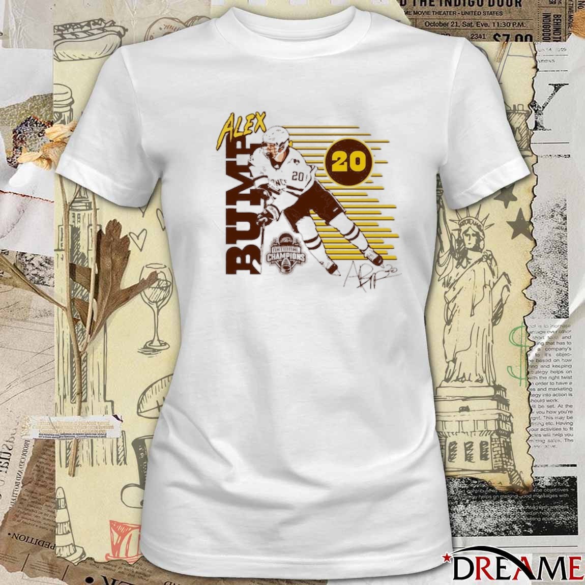 Official Alex Bump Western Michigan Broncos 2025 NCAA Men's Hockey ...