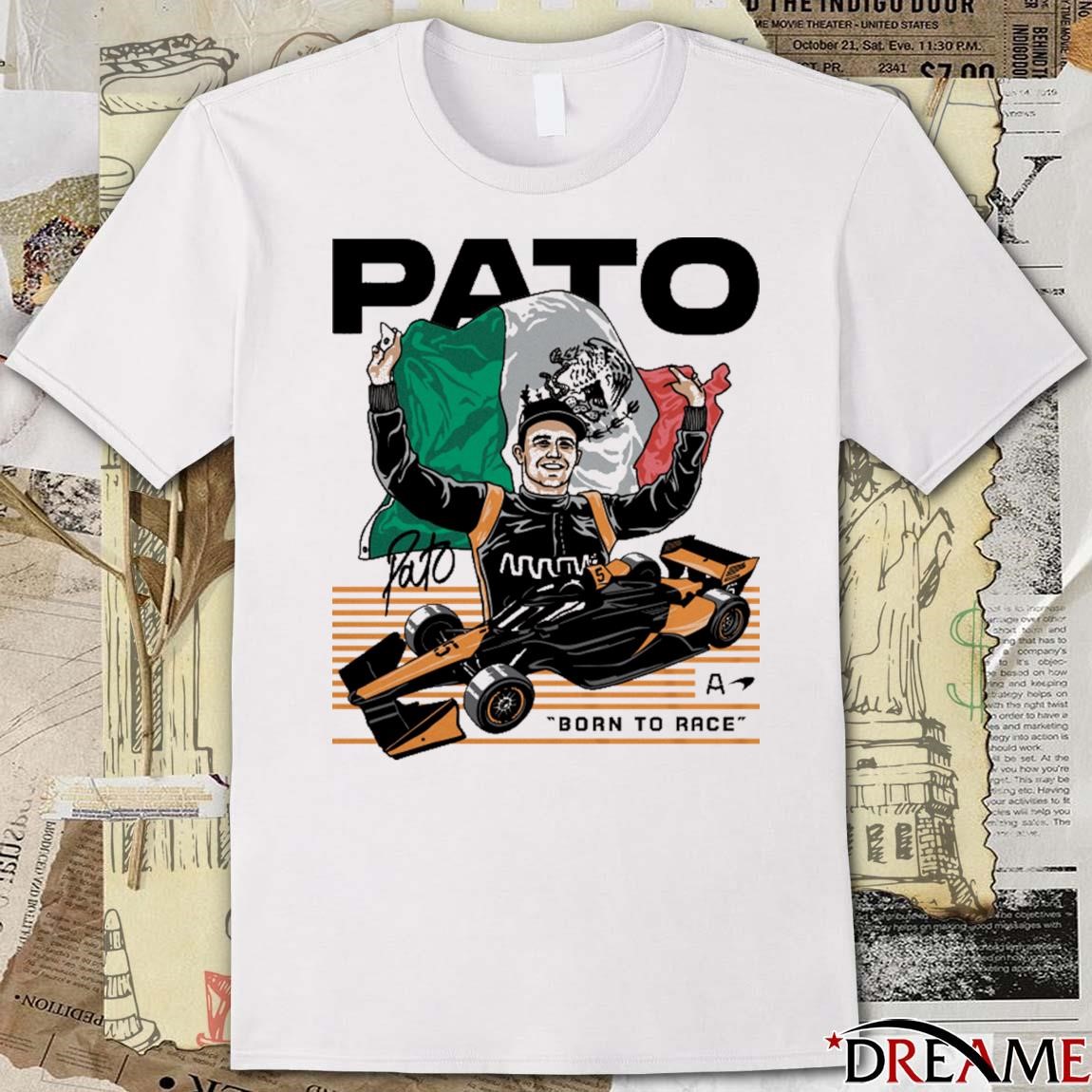 Official Arrow McLaren Pato O'Ward Born to Race Graphic Signature t ...