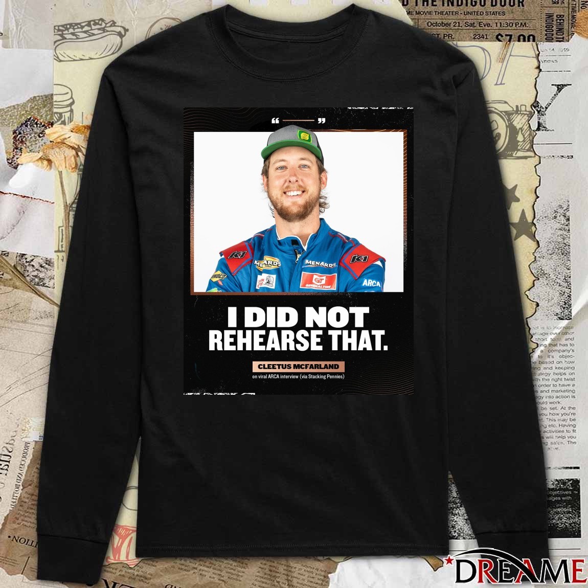 Official I Did Not Rehearse That Cleetus Mcfarland Arca Interview Via ...