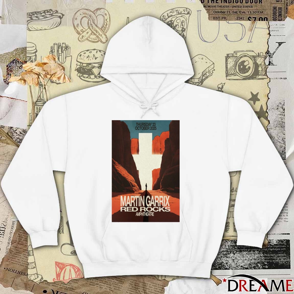 Official Poster Martin Garrix Thursday October 23 2025 Red Rocks ...