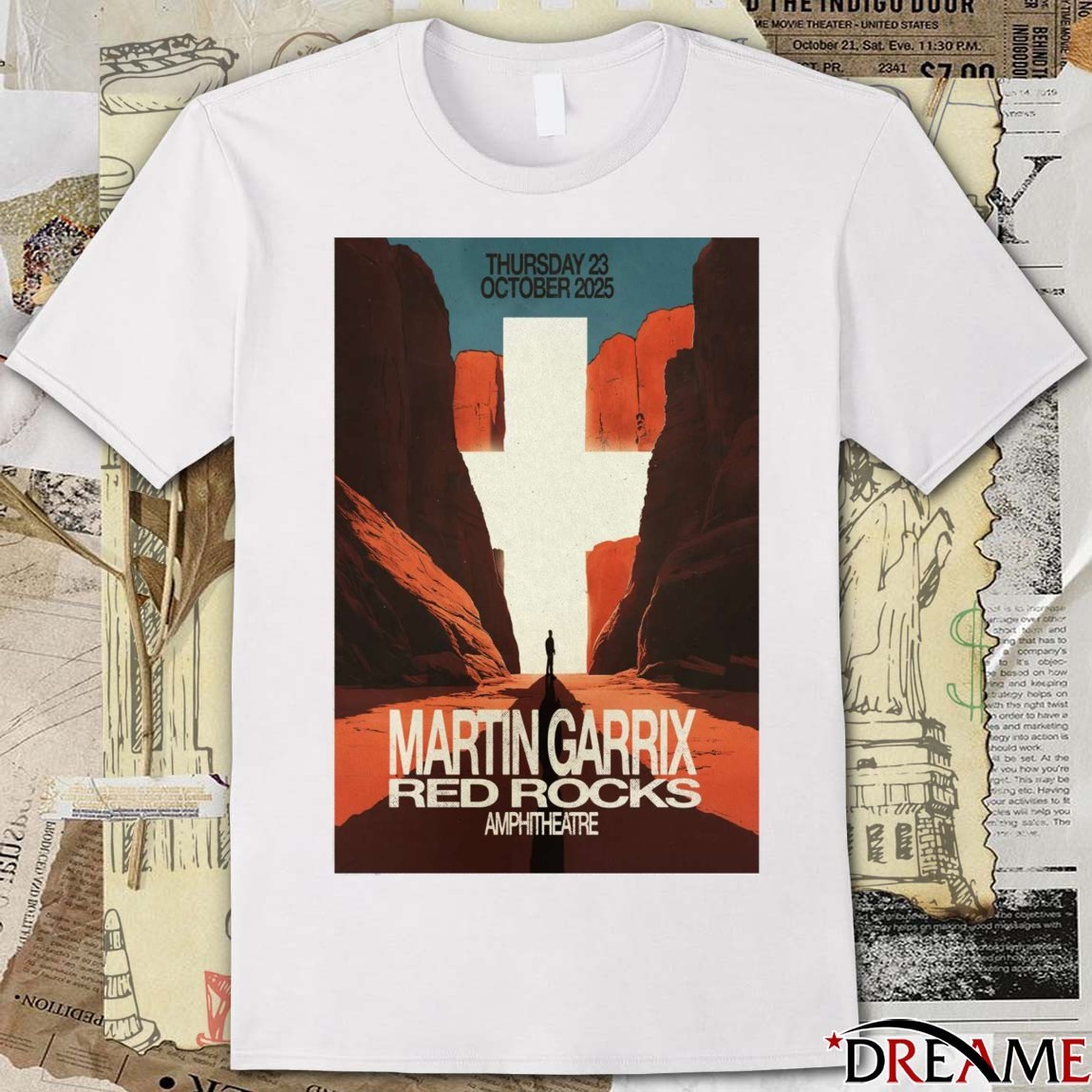 Official Poster Martin Garrix Thursday October 23 2025 Red Rocks ...