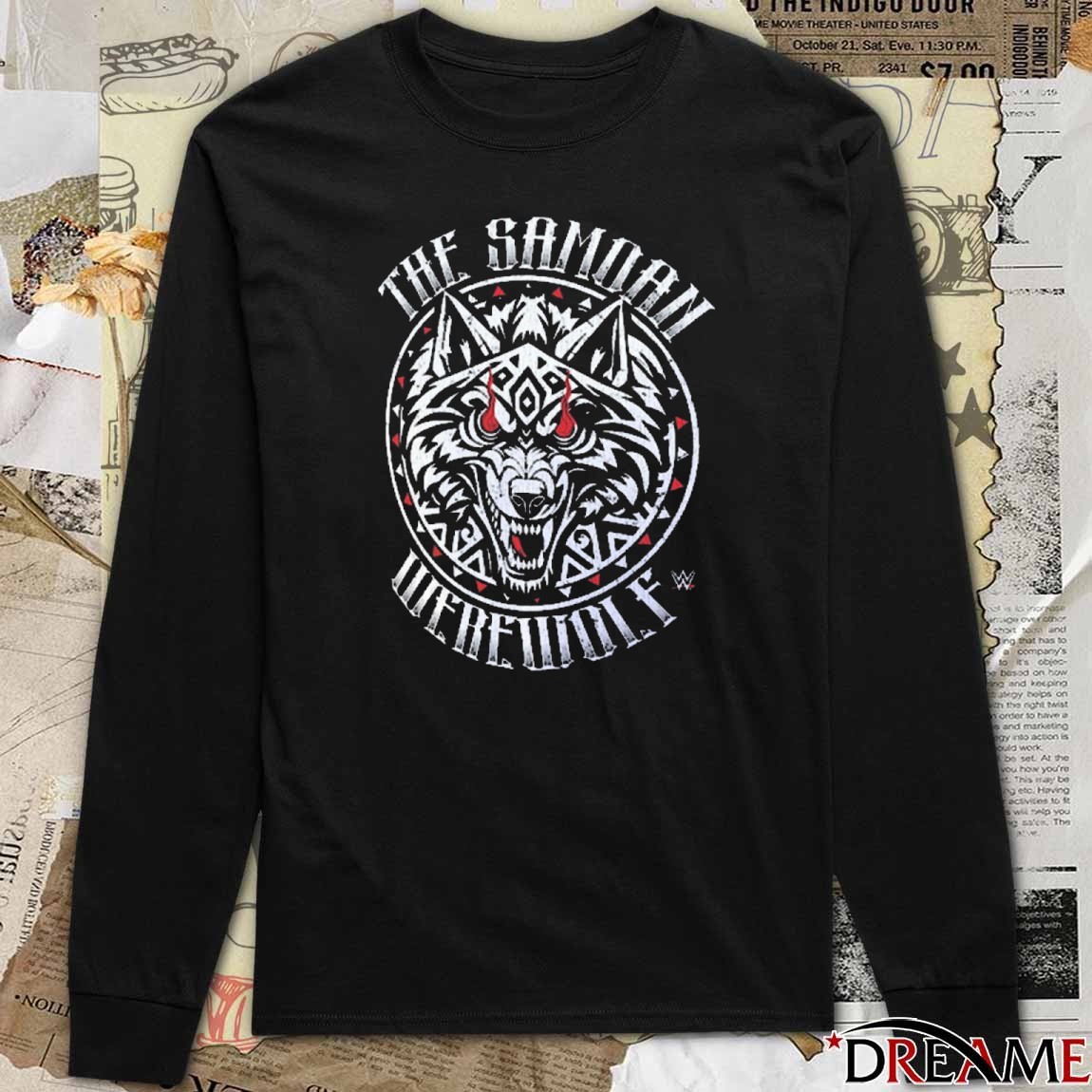 Official Ripple Junction Jacob Fatu The Samoan Werewolf Tattoo Graphic ...