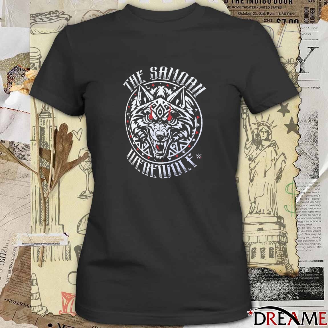 Official Ripple Junction Jacob Fatu The Samoan Werewolf Tattoo Graphic ...