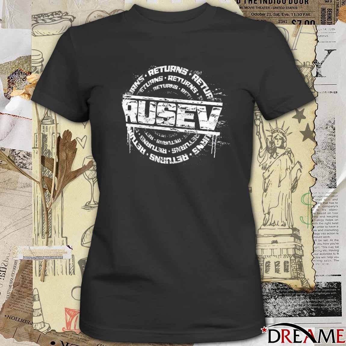 Official Rusev Black Returns WWE WrestleMania 41 2025 t-shirt, hoodie ...