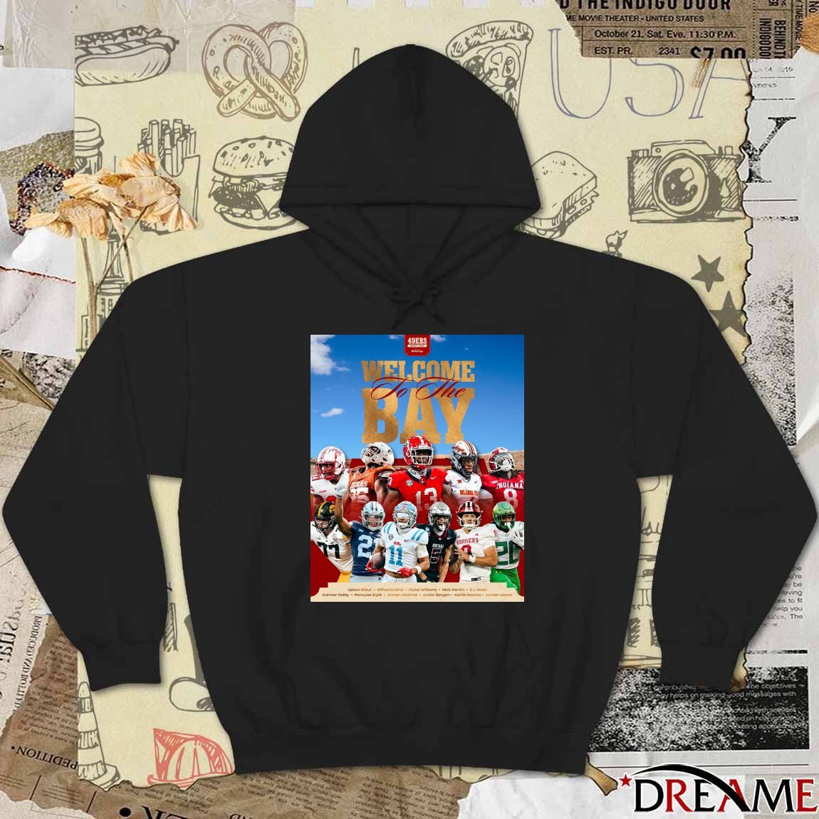 Official San Francisco 49ers Welcome To The Bay Upton Stout Alfred ...