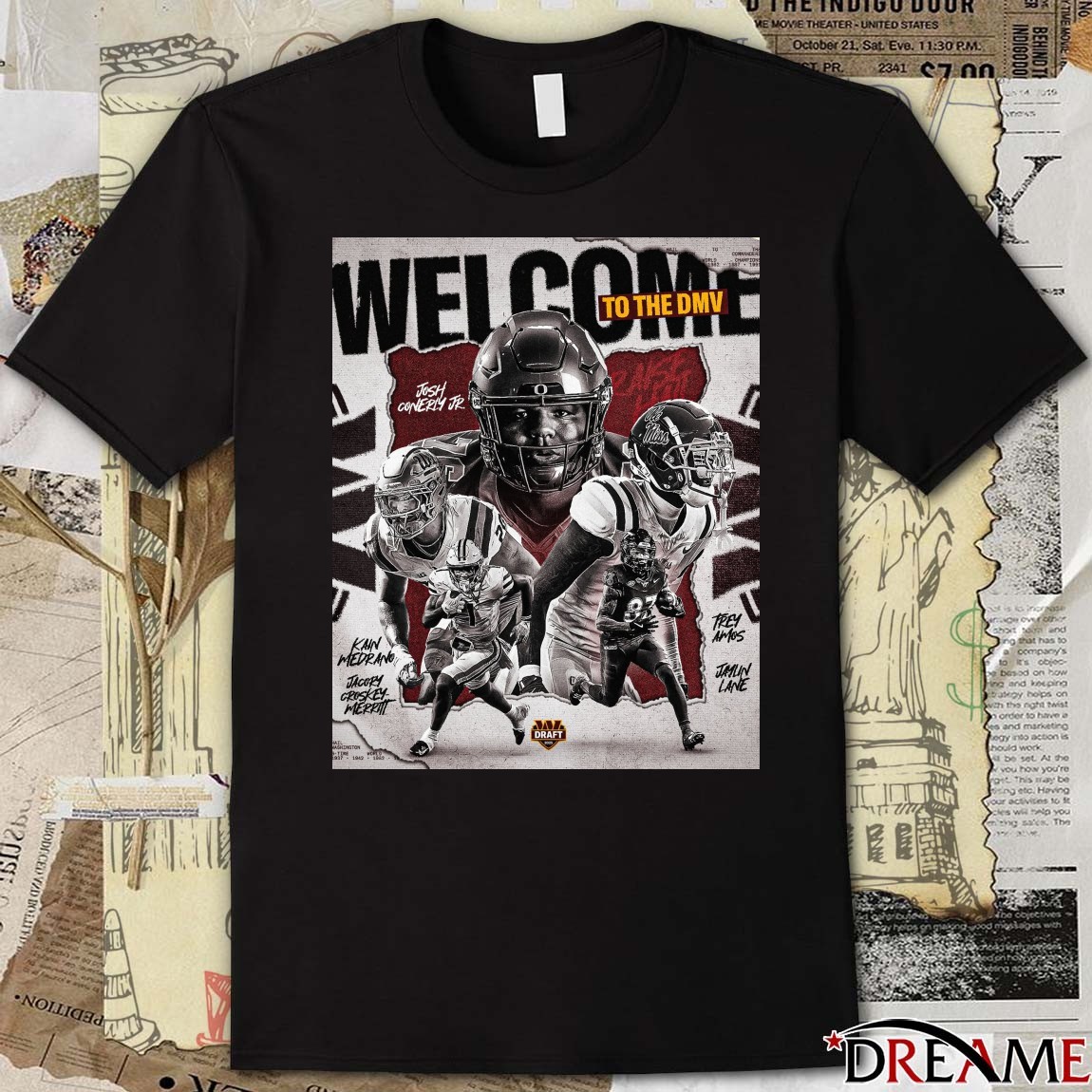 Official Washington Commanders Welcome To The DMV Josh Conerly Jr. Kain ...