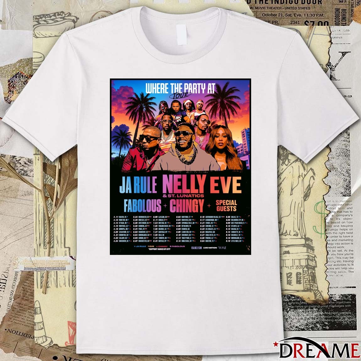 Official Where The Party At Tour 2025 Nelly Ja Rule Eve and St. Lunatics Fabolous Chingy Special ...